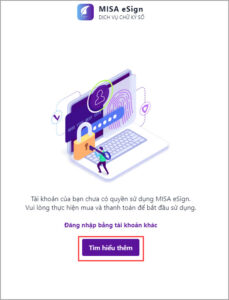 Đăng ký tài khoản MISA eSign – Help MISA QLTS